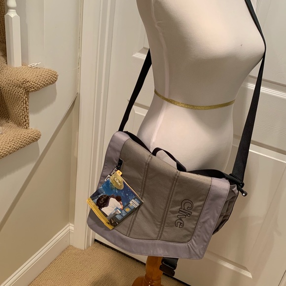 Clive | Bags | Nwt Clive Messenger Slim Bag Adjustable Strap | Poshmark